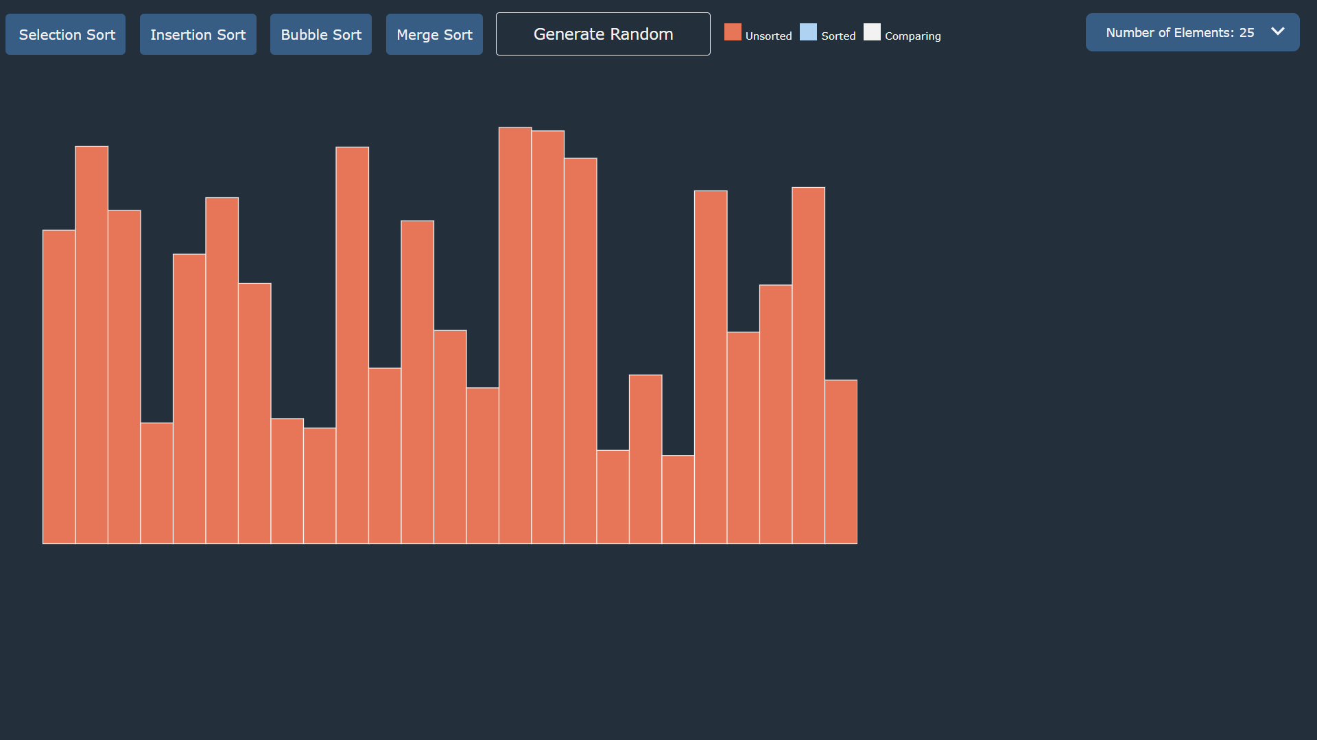 GitHub - LittleStar21/SortingVisualizer