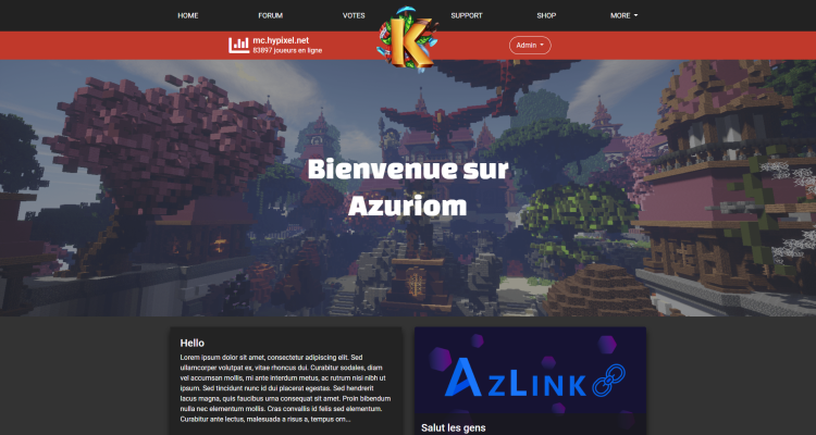 GitHub - Azuriom/Theme-Prism: A dark theme with configurable color.