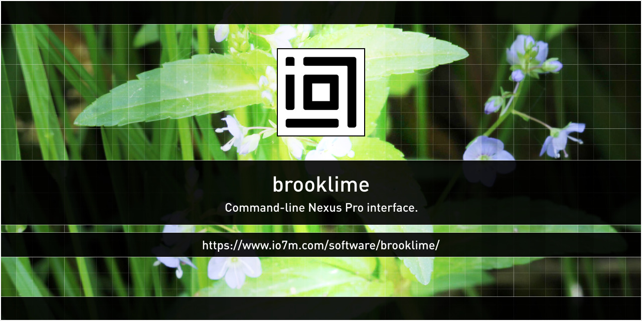 GitHub - io7m-com/brooklime: Command-line Nexus Pro interface