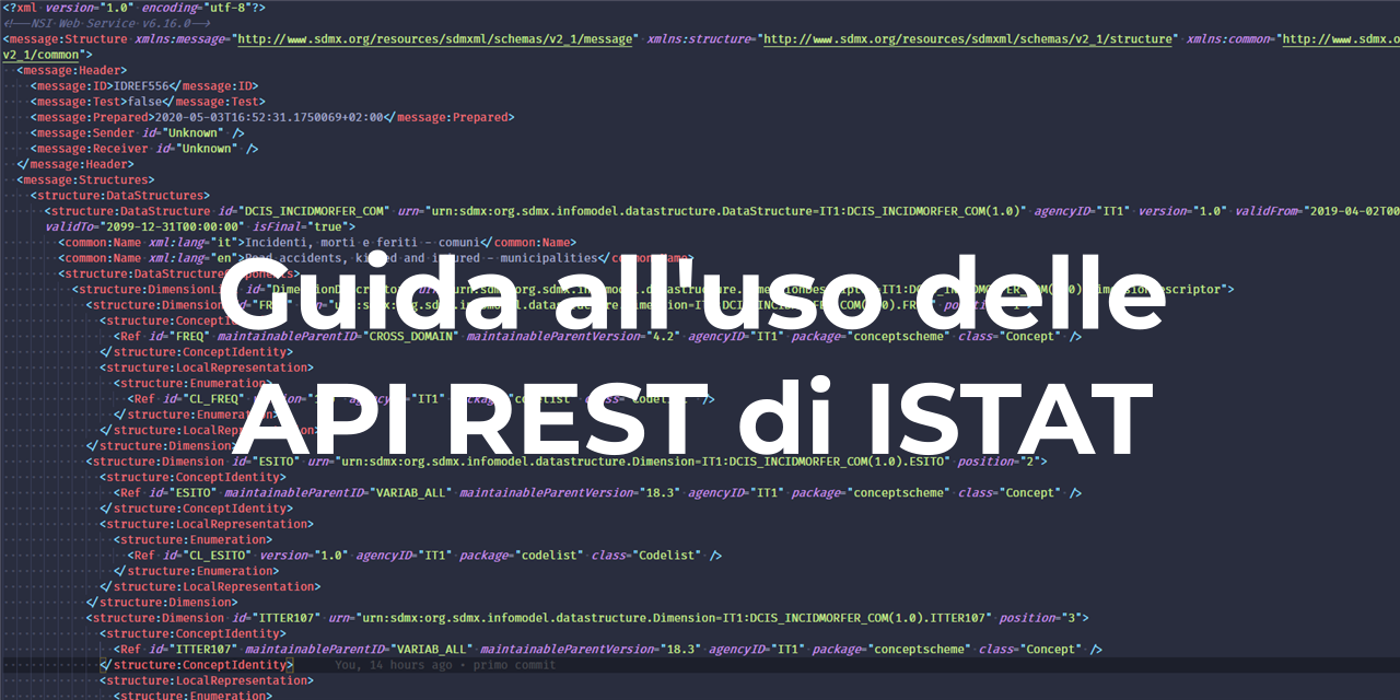 GitHub - ondata/guida-api-istat: Guida all'uso delle API REST di ISTAT