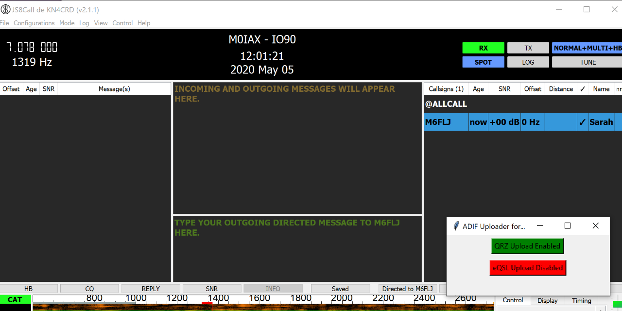 GitHub - m0iax/RealtimeLogUpload: Realtime log uploader for JS8Call ...