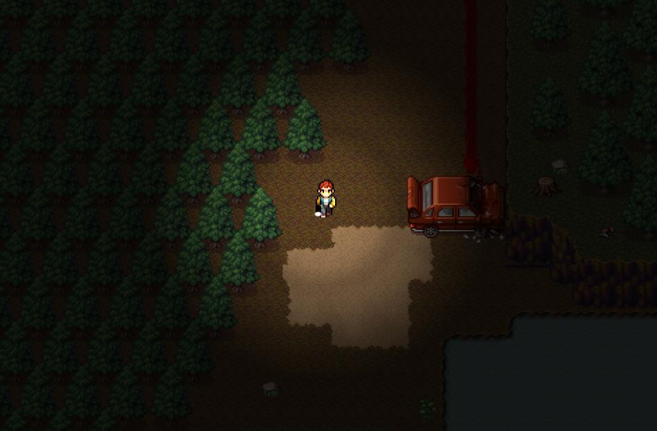 GitHub - remtaine/The-Hunted-Woods: 2D Top-down Horror Game Made in Godot