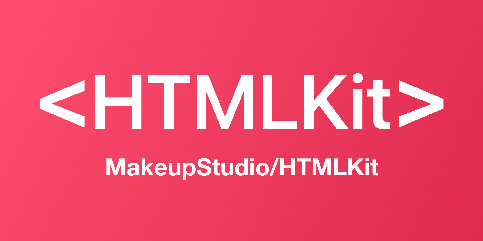 GitHub - MakeupStudio/HTMLKit
