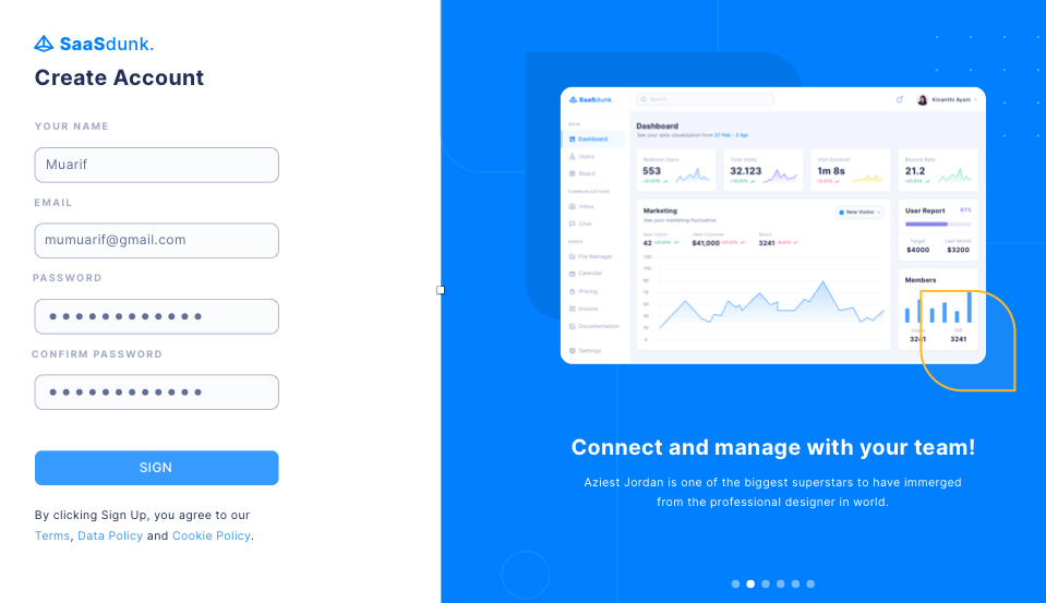 GitHub - isnifer/next-typescript-saas-dashboard: Project built on ...