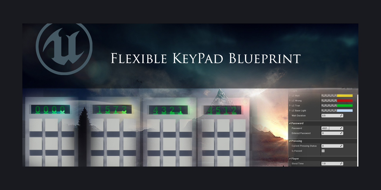 GitHub - Runaho/Unreal-Engine-Keypad-Blueprint: Unreal Engine 4 ...