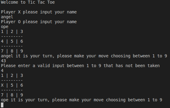 GitHub - AdedayoOpeyemi/Tic-Tac-Toe: This is an implementation of the ...