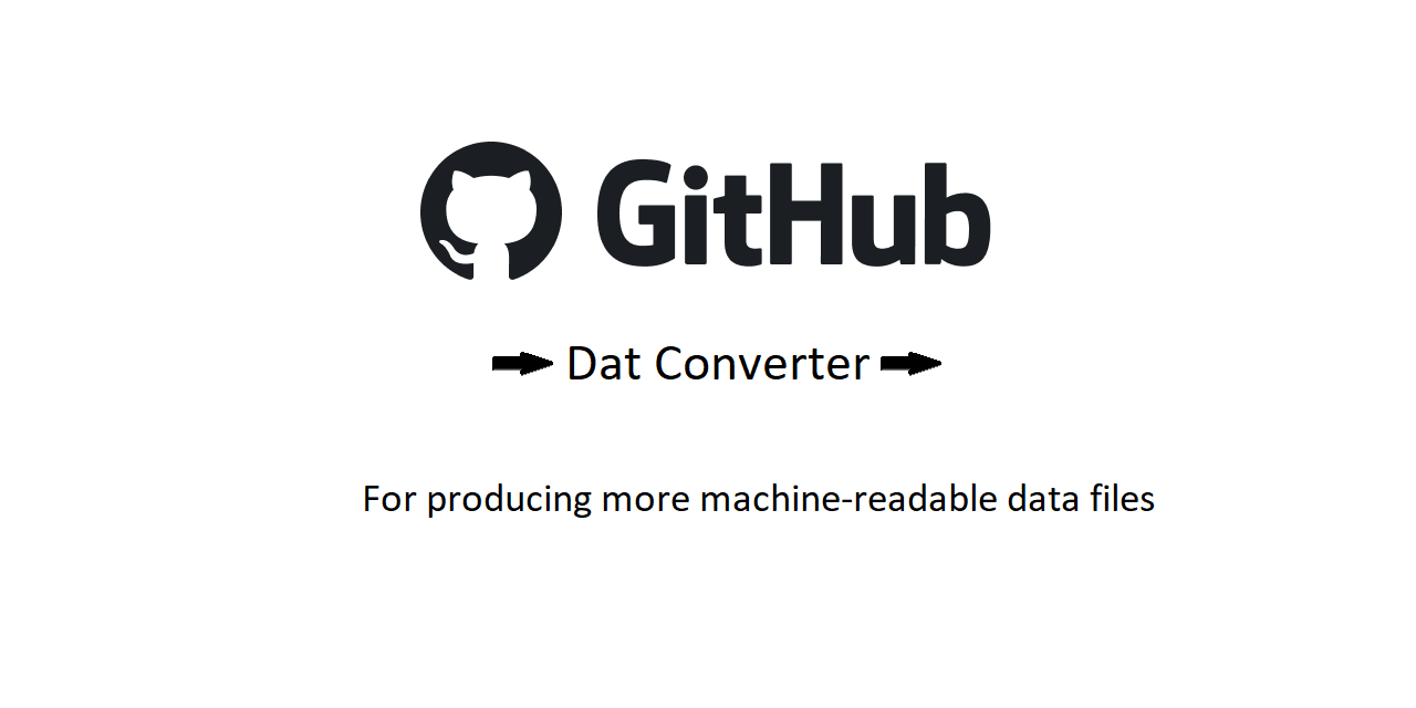 GitHub - nhobson99/datConverter: Data file converter; strips out ...
