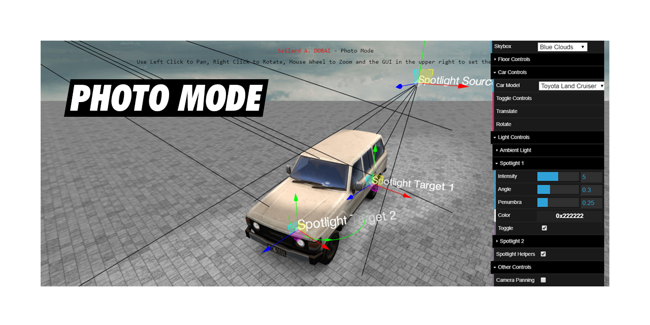 GitHub - szilard-dobai/photo-mode: A (mega) simplified version of Forza ...