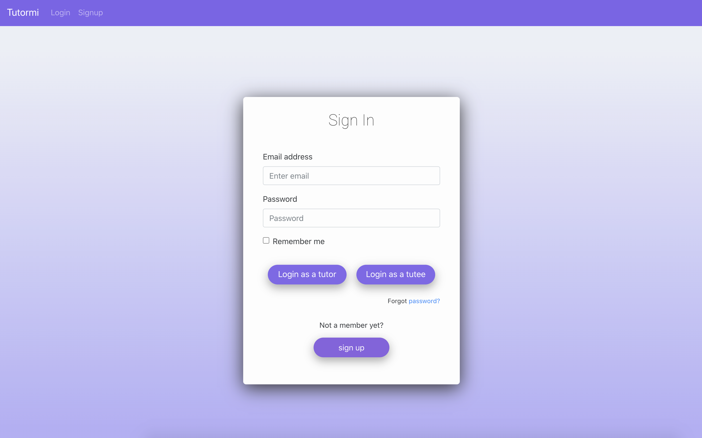 GitHub - simulacrumus/Tutormi: Tutormi Web Application