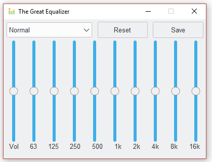 GitHub - israel-dryer/Media-Equalizer: A media equalizer gui template ...
