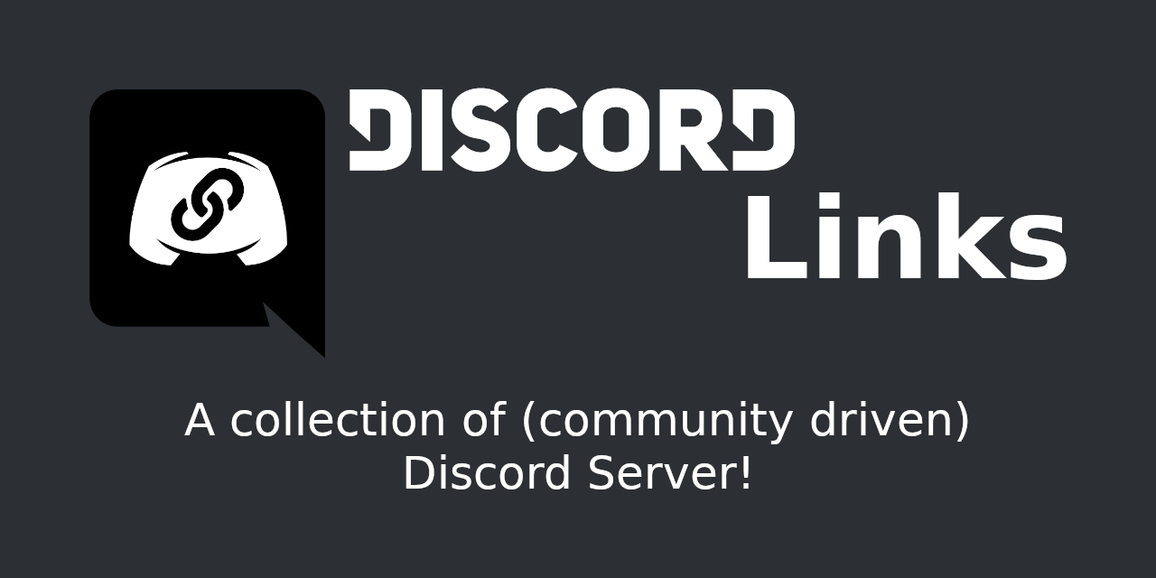 GitHub - Andre601/Discord-Links: A collection of (community driven ...