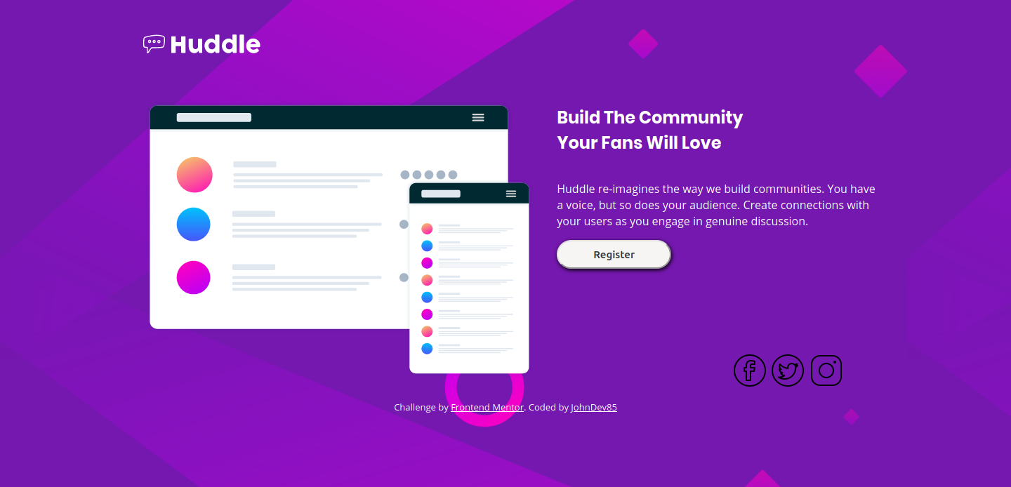 huddle-landing-page · GitHub Topics · GitHub