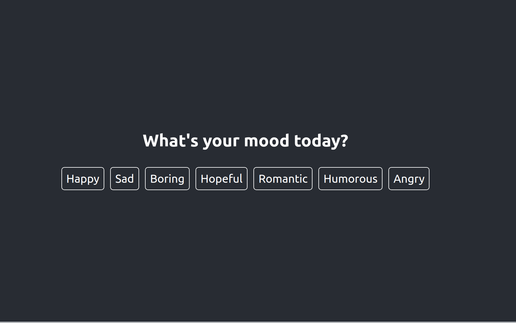 GitHub - laugeeme/giphy-mood: What's your mood today? Giphy-mood generator