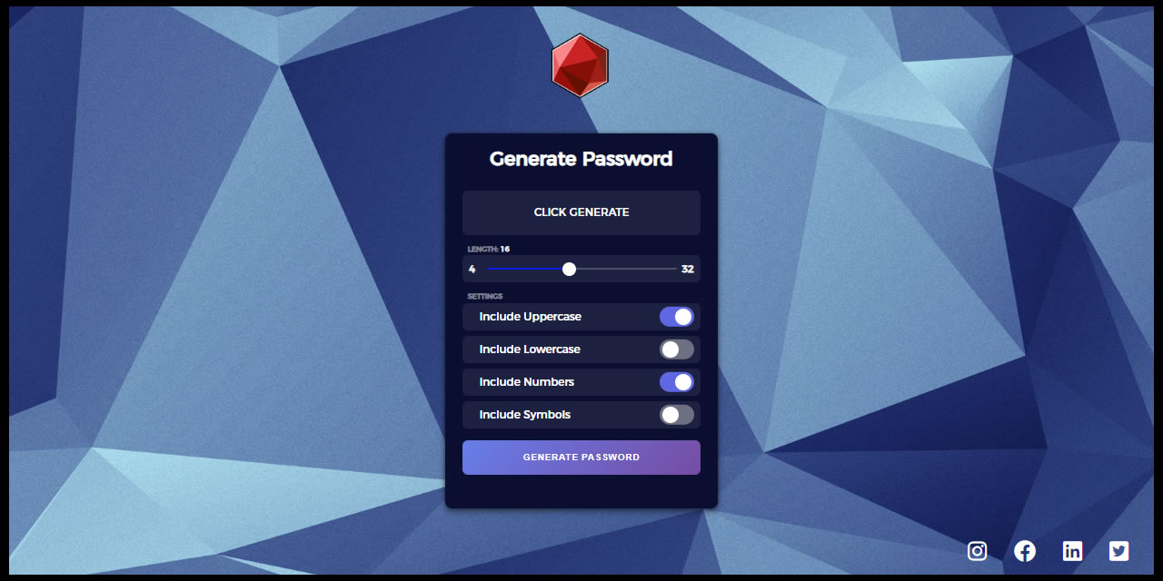 Github Claudiopelizaricustom Password Generator A Custom Password Generator To Help You In