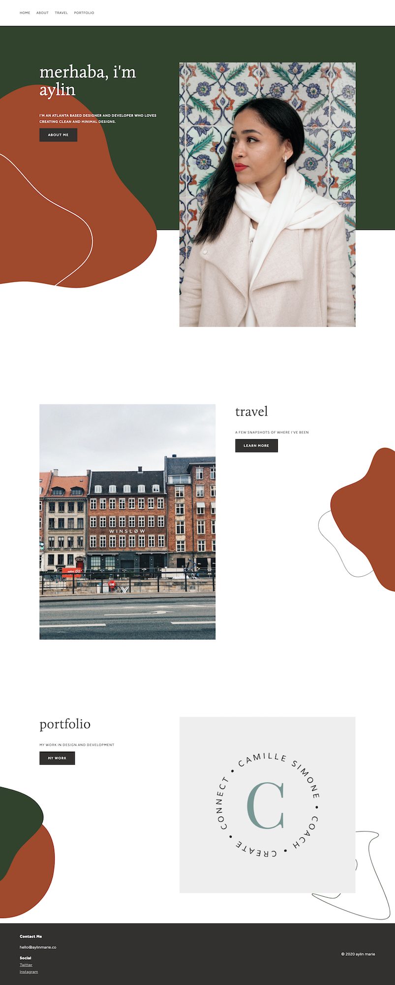 GitHub - aylinmarie/aylin-portfolio-sample: Sample portfolio template ...