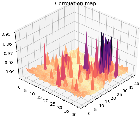 GitHub - Gliger13/correlation_map: Correlation map of two images