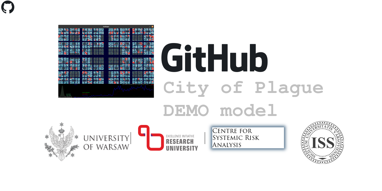 GitHub - borkowsk/CityOfPlague-model: ABM model of plague on the mapped enviroment