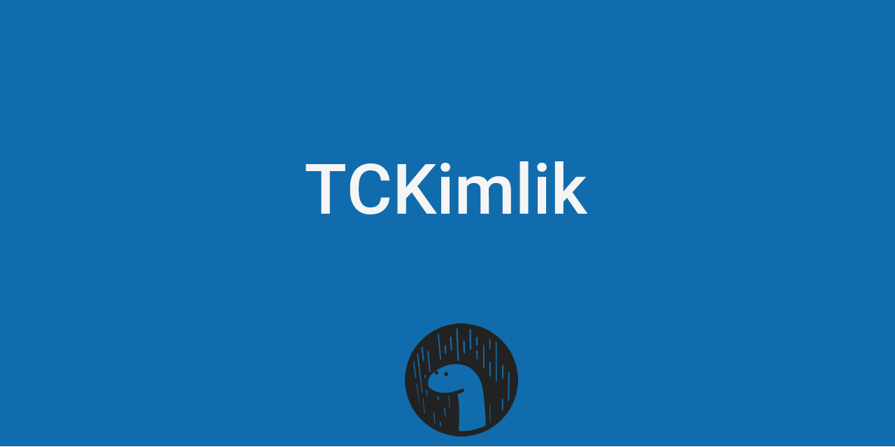 GitHub - serkanalgur/tckimlik: A tool for validate Turkish ...