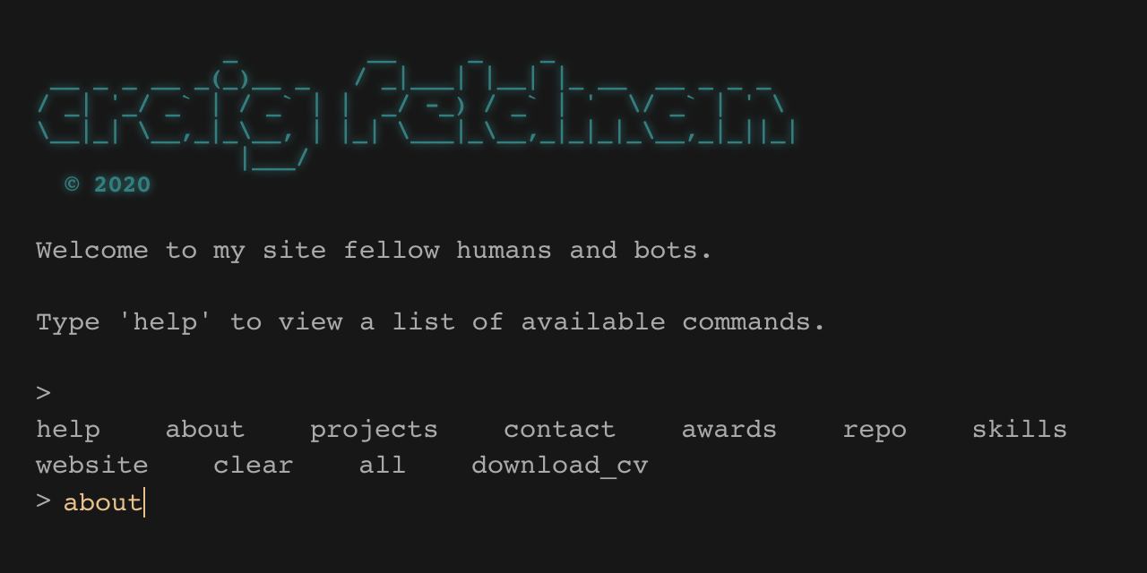 Github Craig Feldman Personal Website React My Latest Personal