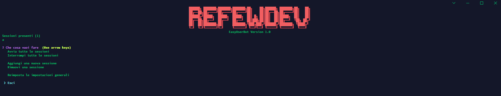 GitHub - RefewDev/EasyUserBot: Telethon made easy