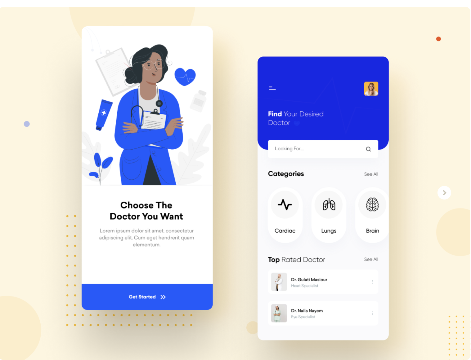 Github Saujanbindukardoctor Consultation App Ui A Ui Design For Doctor Consultation App In