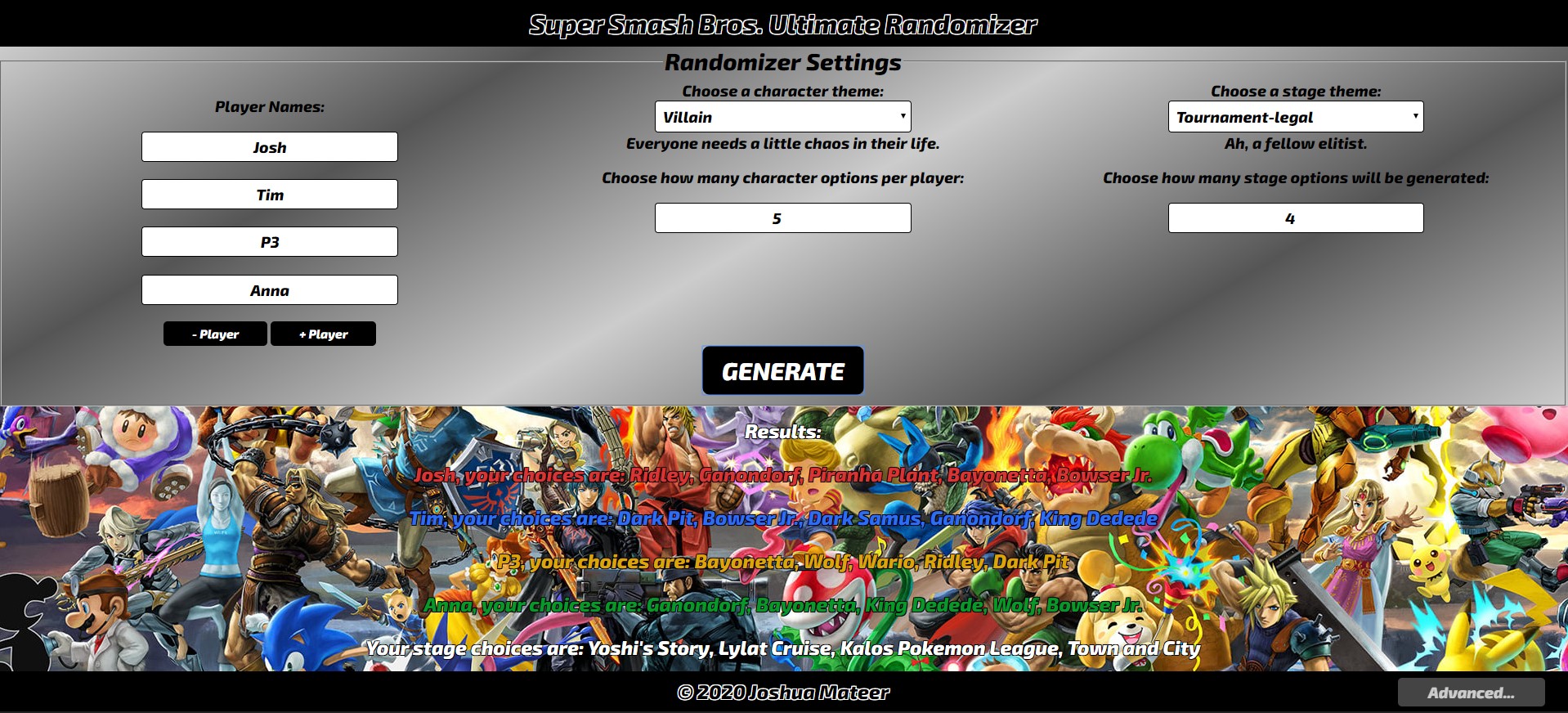 Branches · jcm155/smash-ultimate-randomizer · GitHub