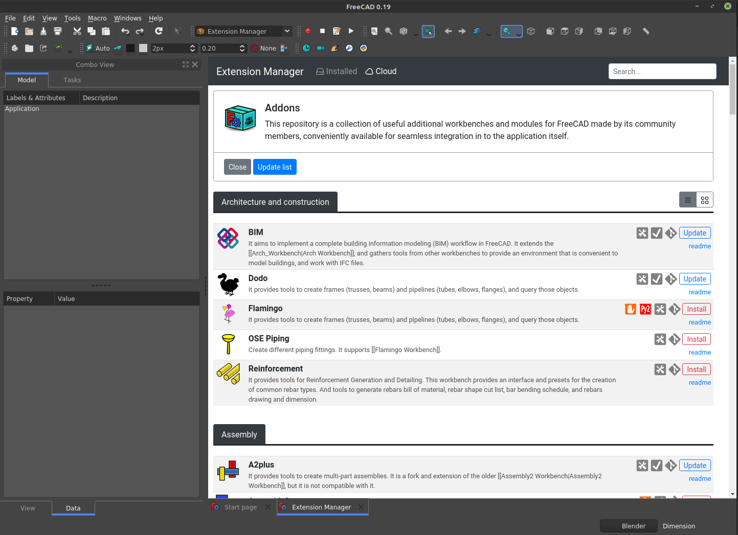 GitHub - mnesarco/FreeCAD_ExtMan: New Generation Extension Manager for FreeCAD