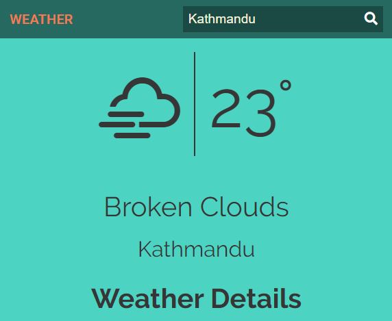 Github Sujan Bdevweather App A Simple Weather App Build Using React Material Ui Consuming 
