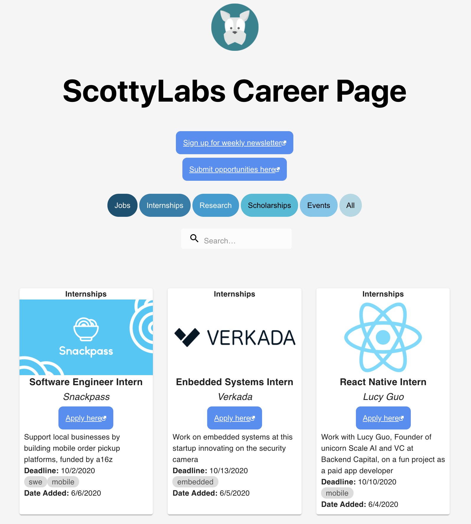 GitHub - asaxena2019/sl-careers: SL career page using HTML, CSS, React ...