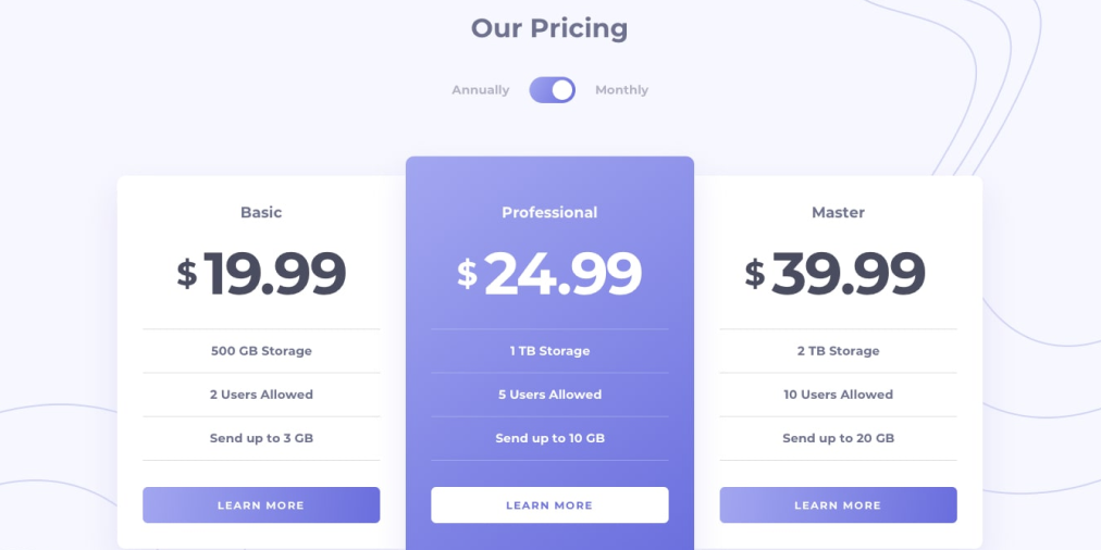 GitHub - AlexKMarshall/pricing-component: Dynamic pricing component UI ...