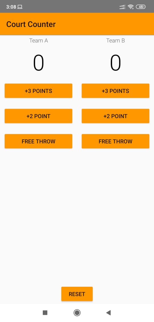 GitHub - SanketBaviskar/CourtCounter: A Basket Ball Game Score Counter