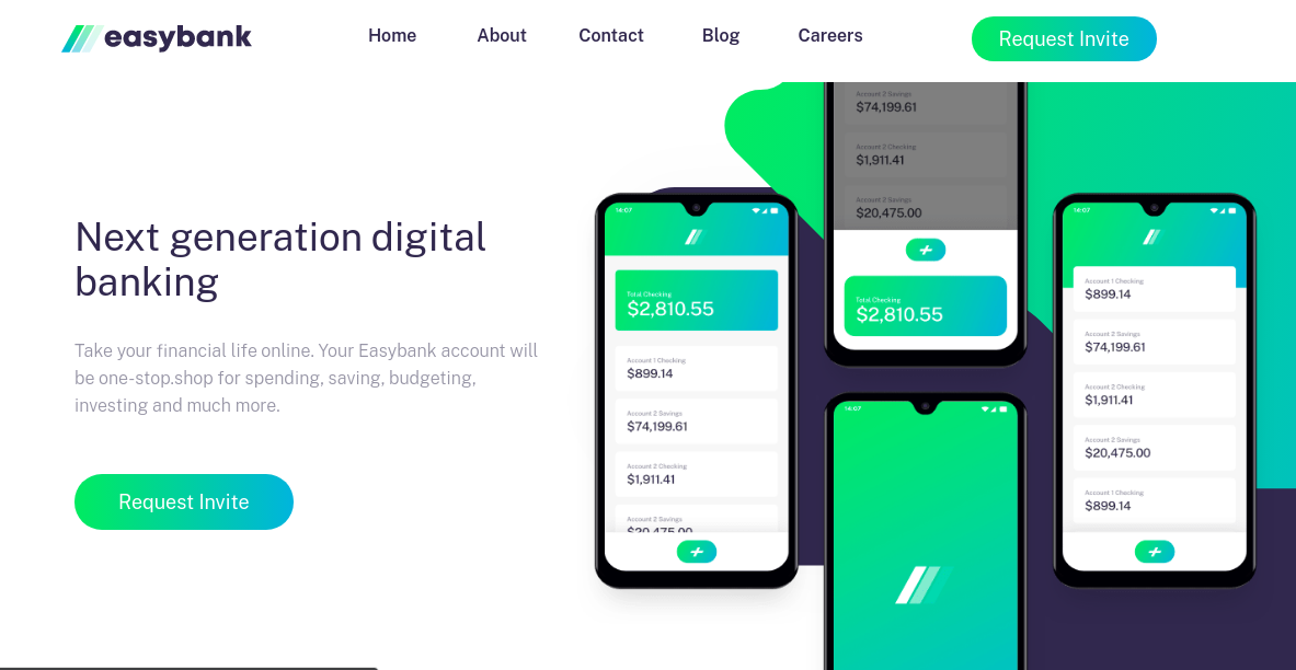 GitHub - byRedHunter/landingPageEasybank: Landing page of easybank