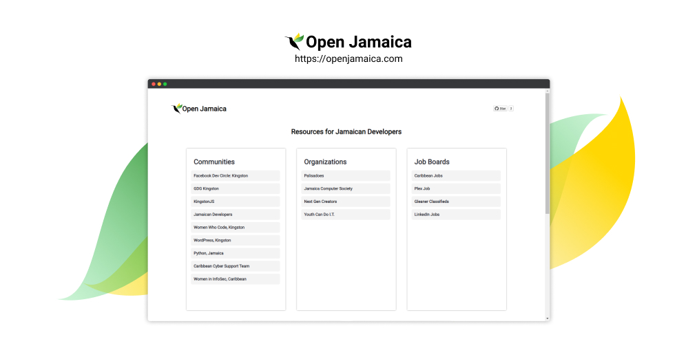 GitHub - jordanliu/openjamaica: Resources for Jamaican Developers