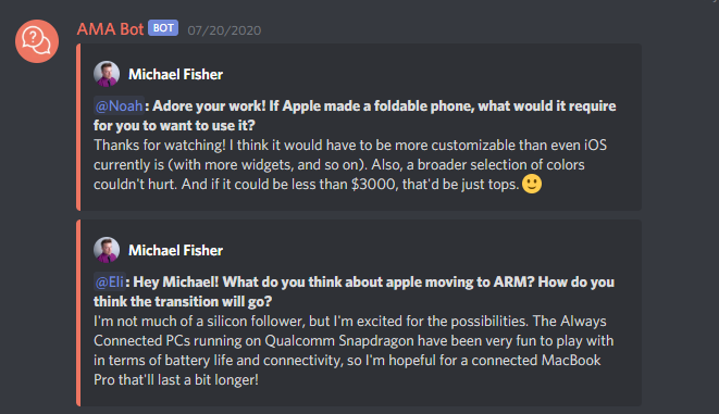 GitHub - benkitia/amabot: A Discord bot for hosting crown-sourced interviews right in your ...