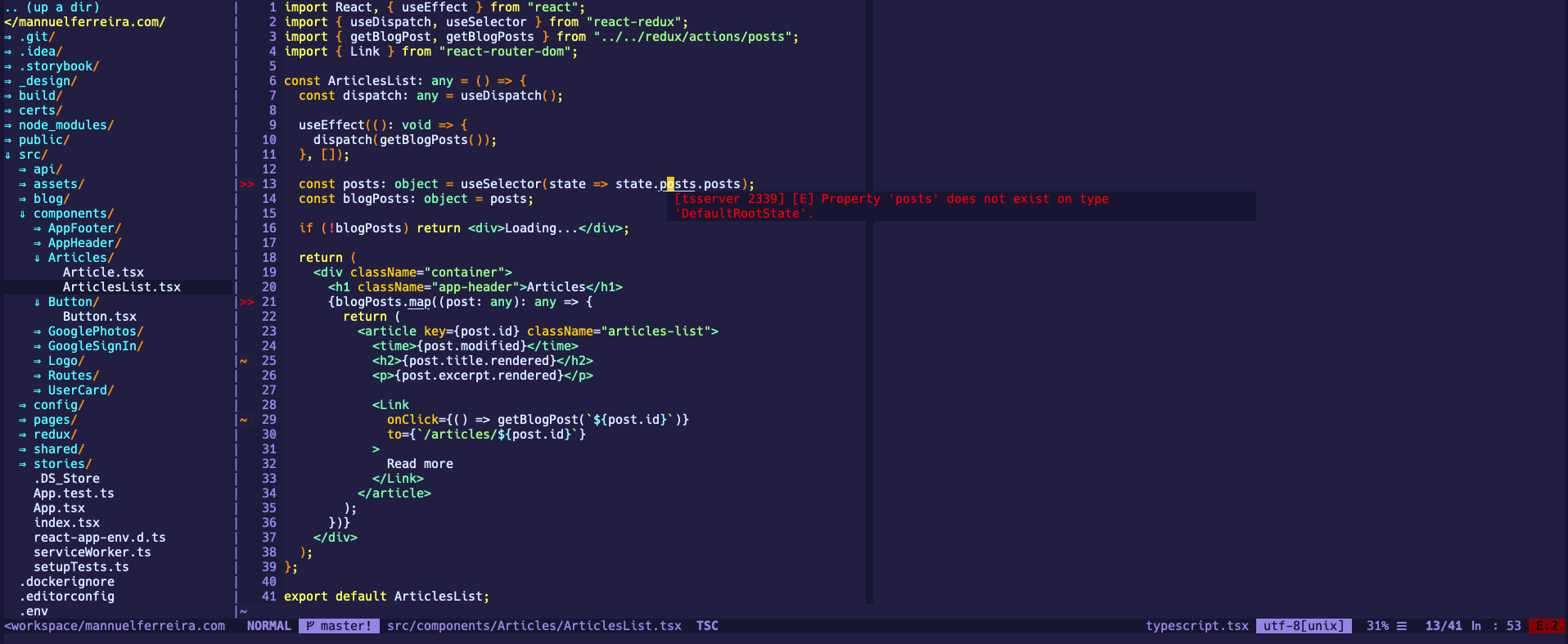 GitHub - mannuelf/dotvimrc: My vimrc file, so we can take it anywhere
