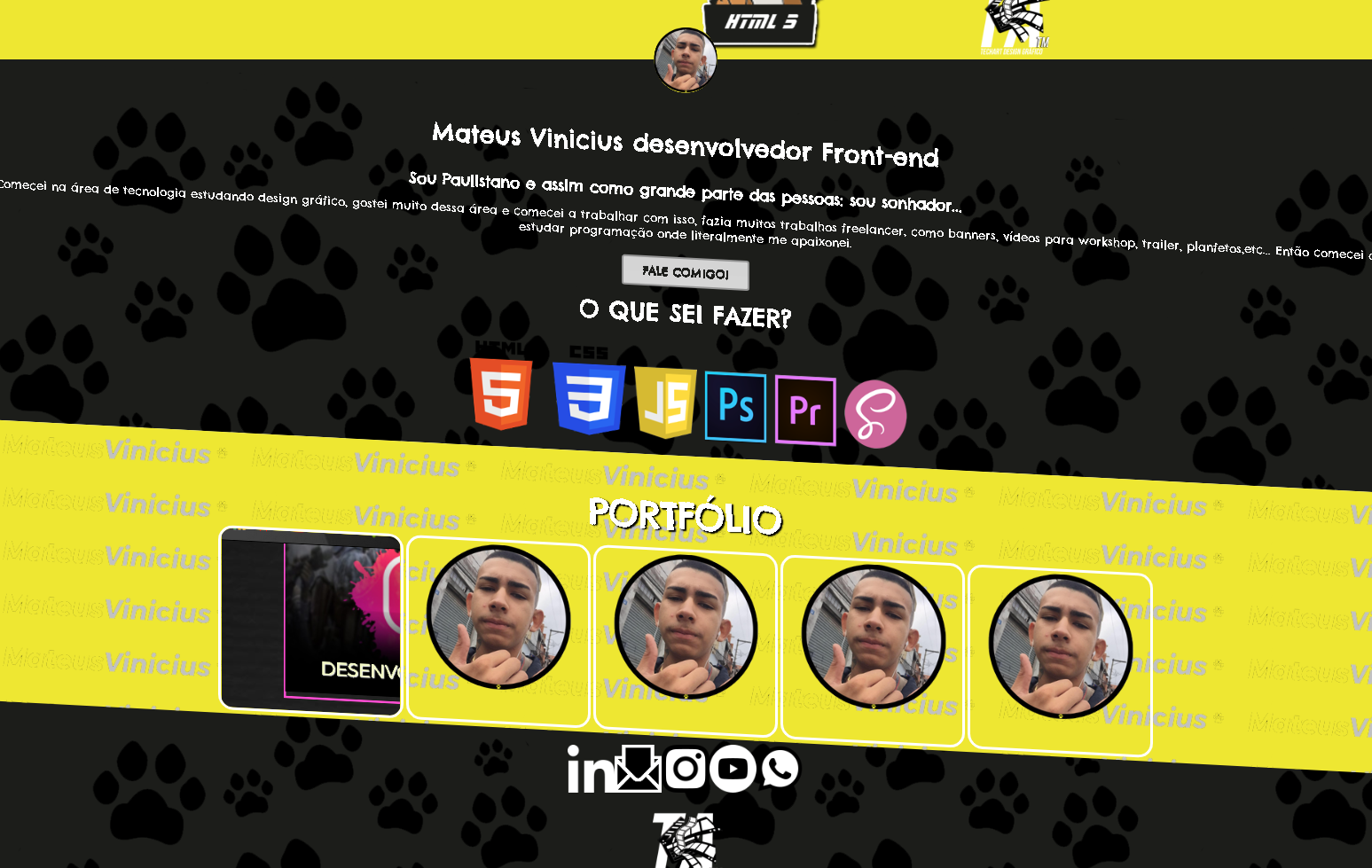 GitHub - mateus4619/MateusVns46: Porfólio Mateus Vinicius