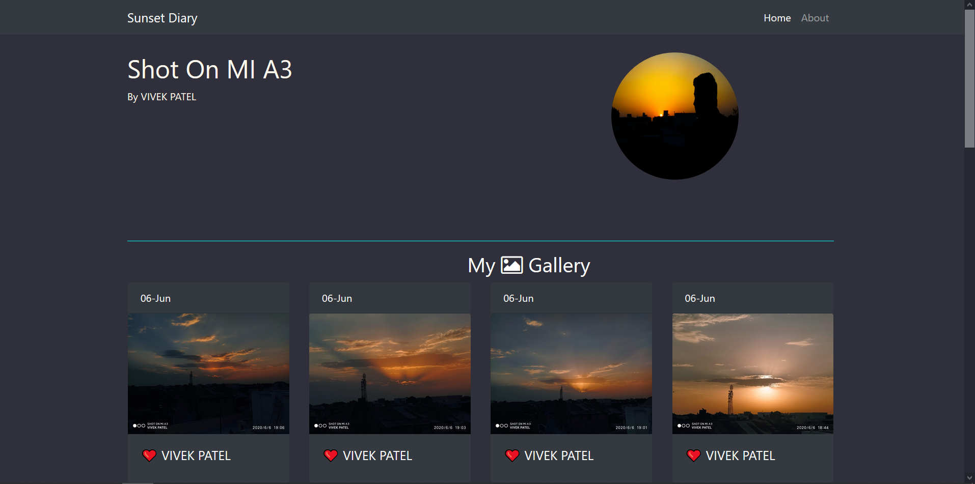 sunset-diary · GitHub Topics · GitHub