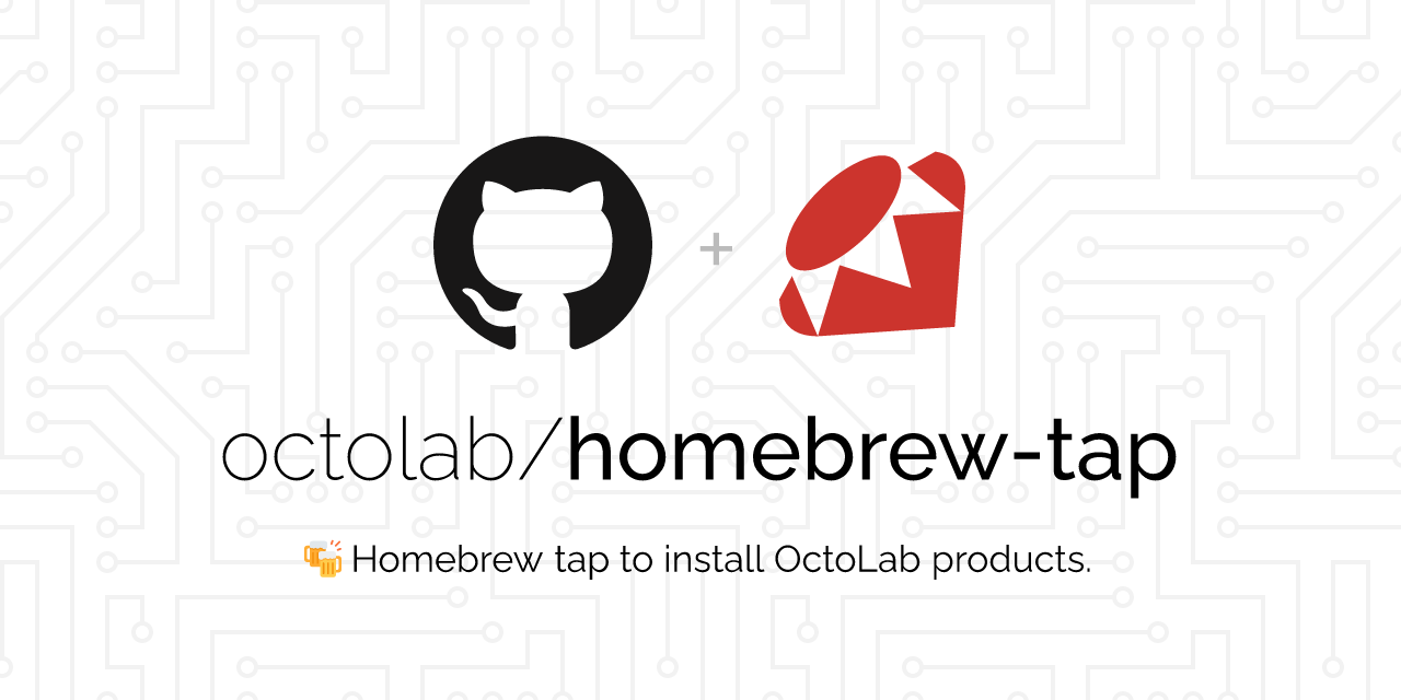 GitHub - octolab/homebrew-tap: 🍻 Homebrew tap to install OctoLab products.