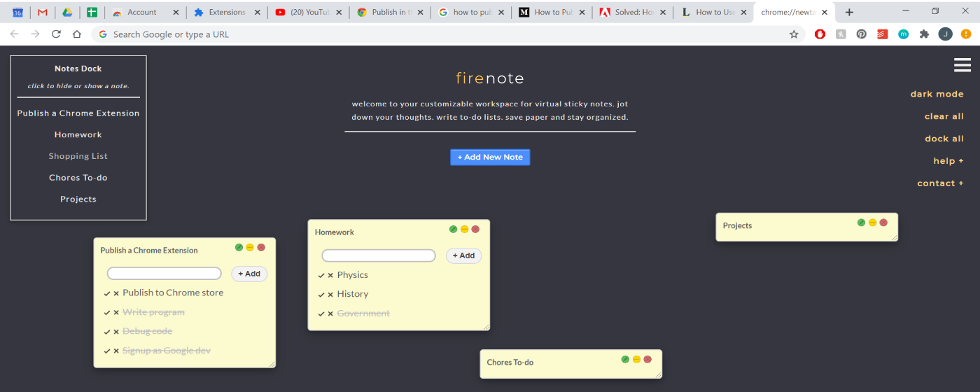 GitHub - johnathantran/Firenote: Chrome extension that allows you to ...