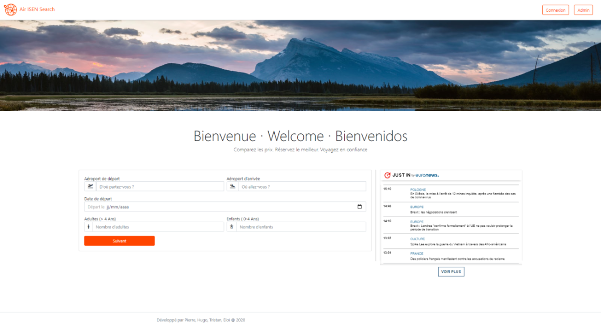 GitHub - PierreBsl/Projet_Comparateur_de_Vols_FullStack: 2nd Year Project at ISEN