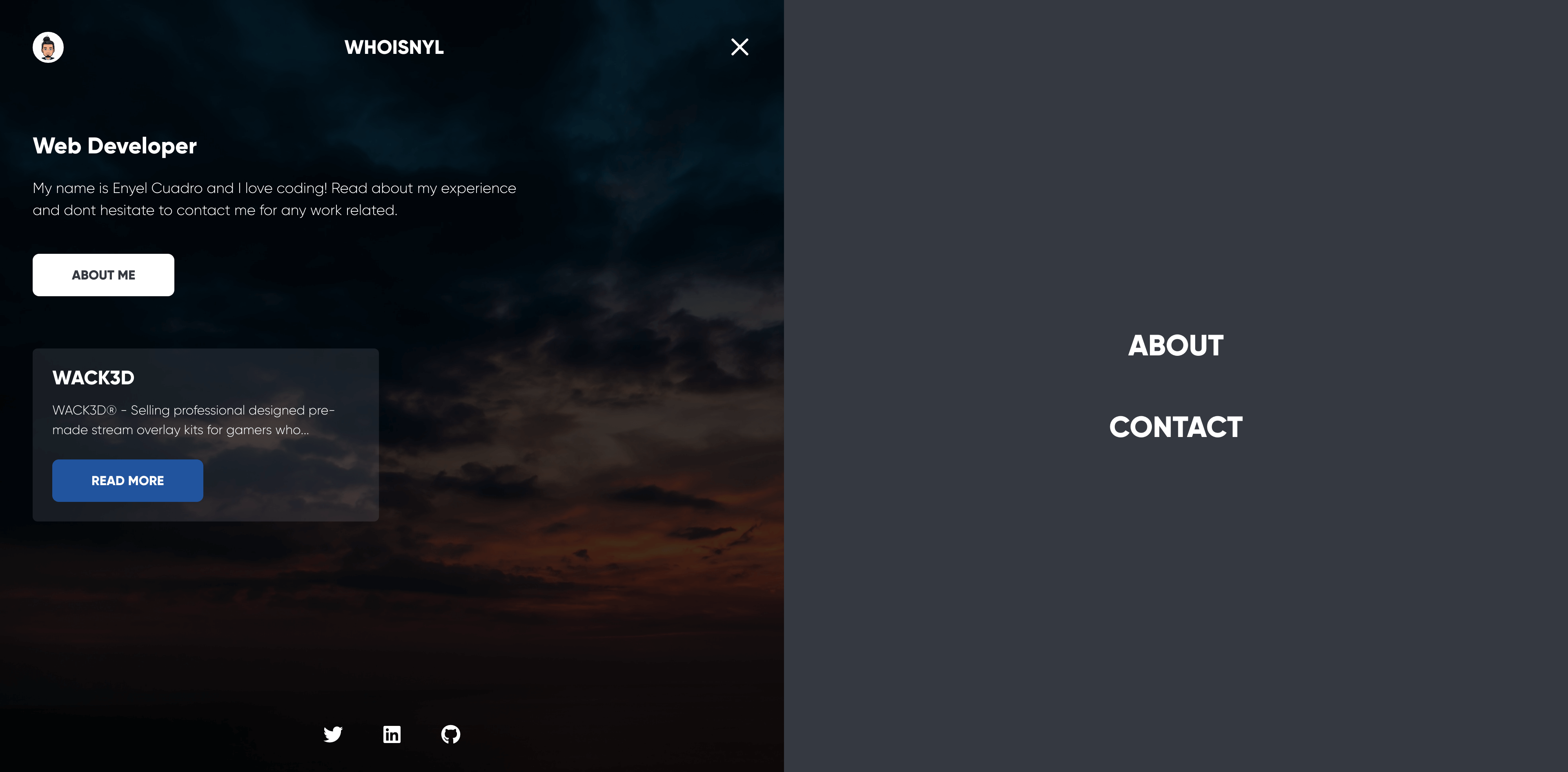 GitHub - whoisnyl/portfolio: Personal Website
