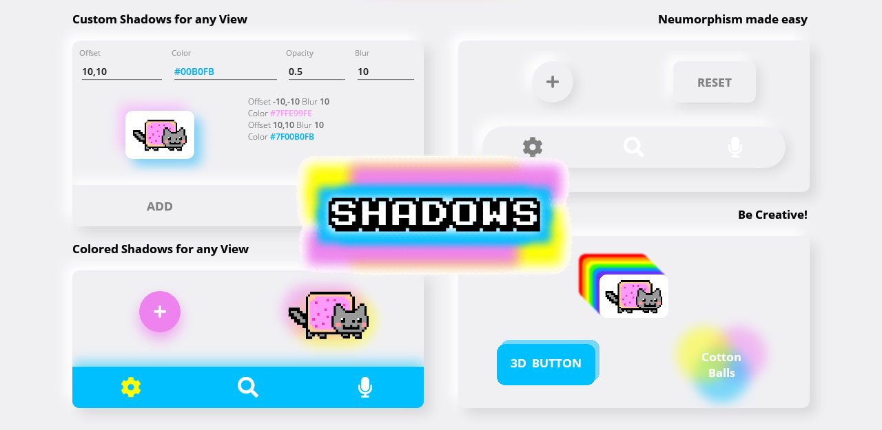 Github Roubachof Sharpnado Shadows Add As Many Custom Shadows Color Offset Blur