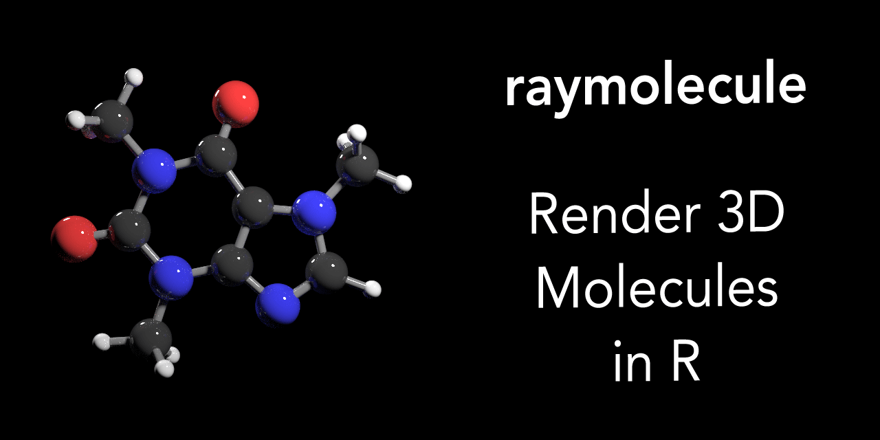 GitHub - tylermorganwall/raymolecule: Parse and Render 3D Molecular ...