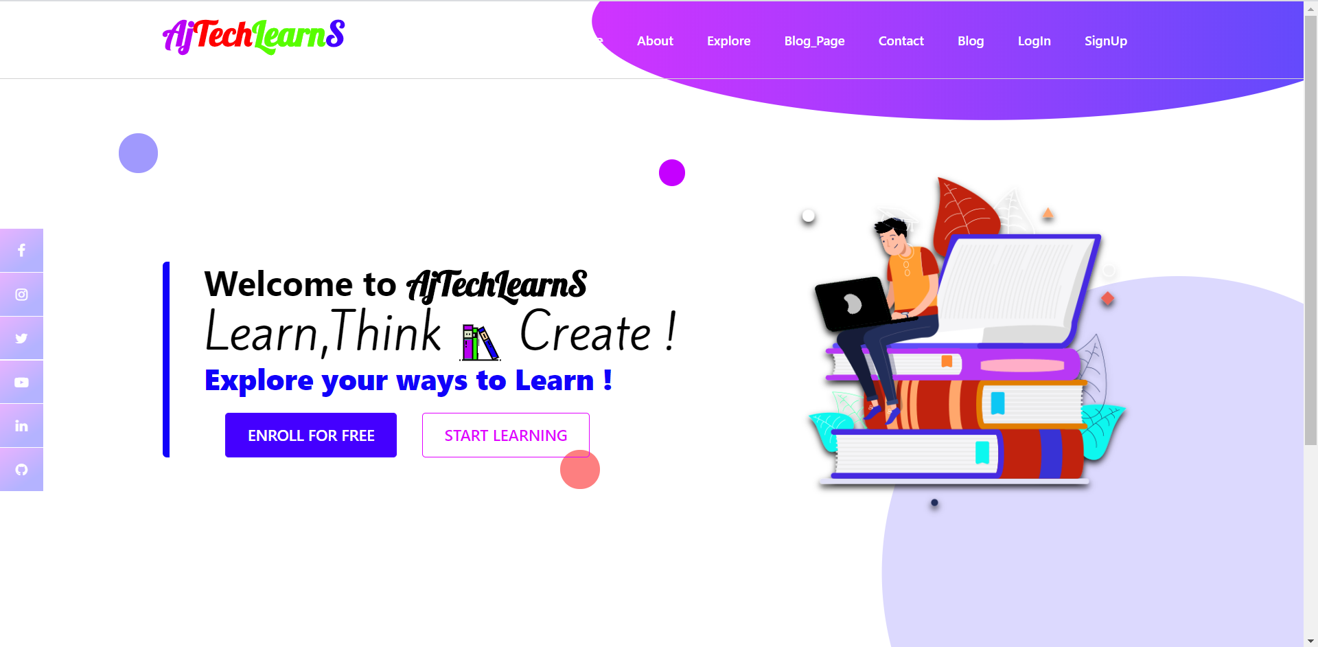 GitHub - Aadish-jain/PROJECT_AJTECHLEARNS: PROJECT_AJTECHLEARNS ( website in Django)