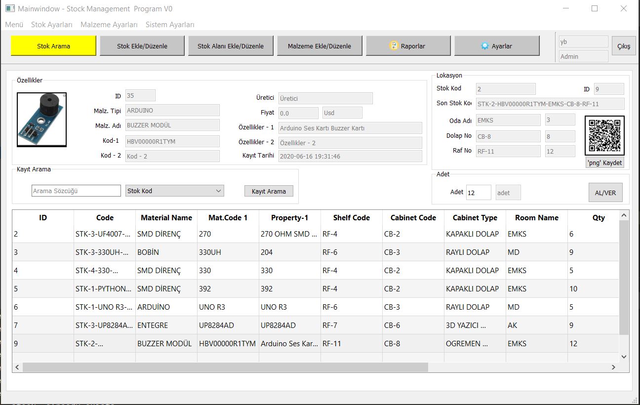 GitHub - yavuzbektas/Stock_Program: Stock(Inventory) Program