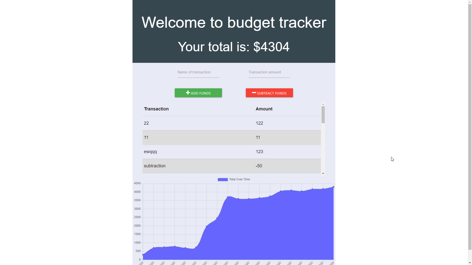 GitHub - maxtsimpson/budget-track: an app to track withdrawals and ...