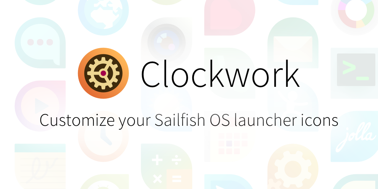 GitHub - dseight/clockwork: Tool for Sailfish OS launcher icons customization