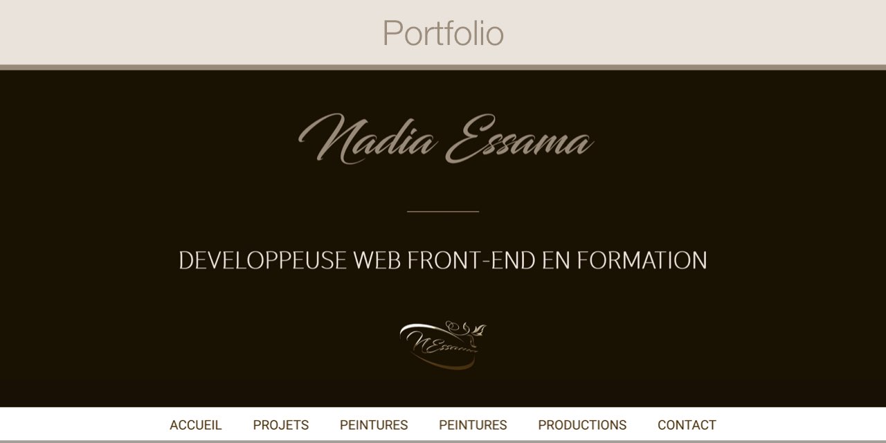 GitHub - nadiaprojets/portfolio2: Création de mon premier portfolio en autodidacte : https ...