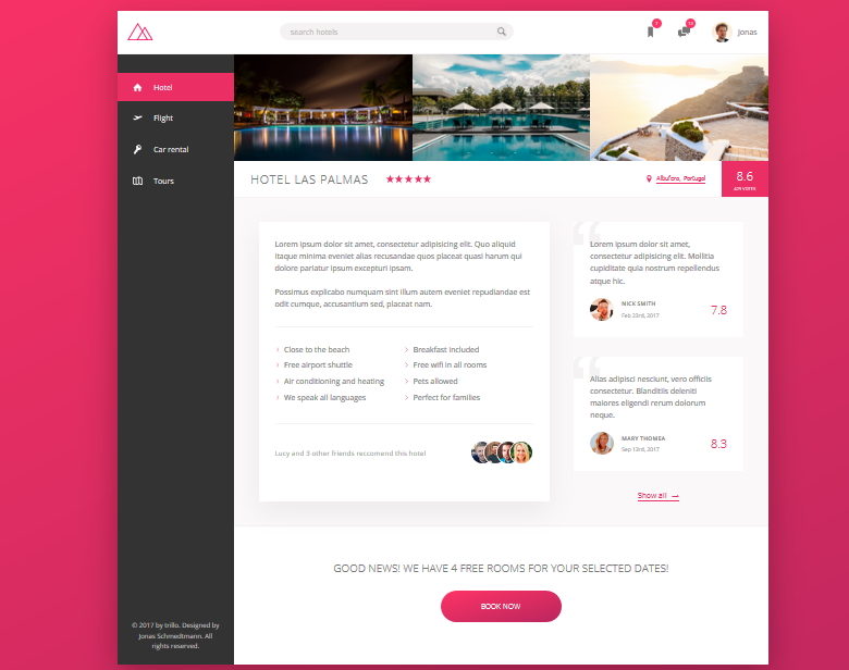 Github Hawthorn7 Trillo Jonas Schmedtmann S Udemy Course Landing Page For A Hotel Flexbox
