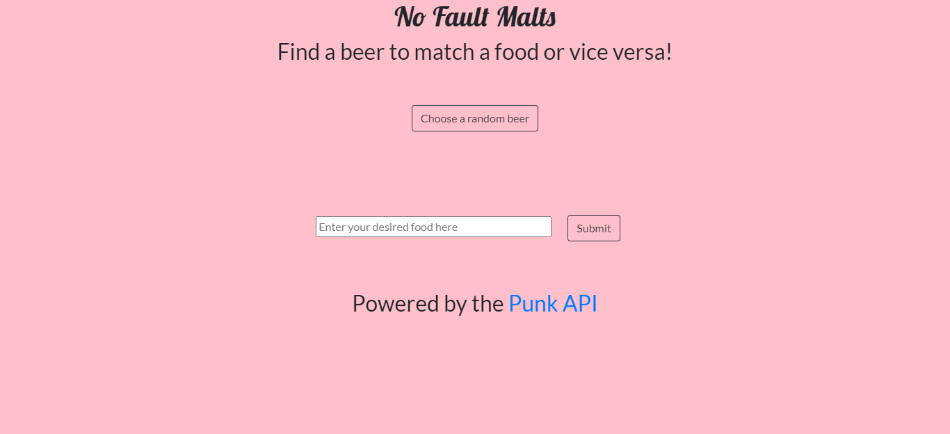 GitHub - LornaRoberts/BeerAPImatcher: Punk API web app that helps you ...